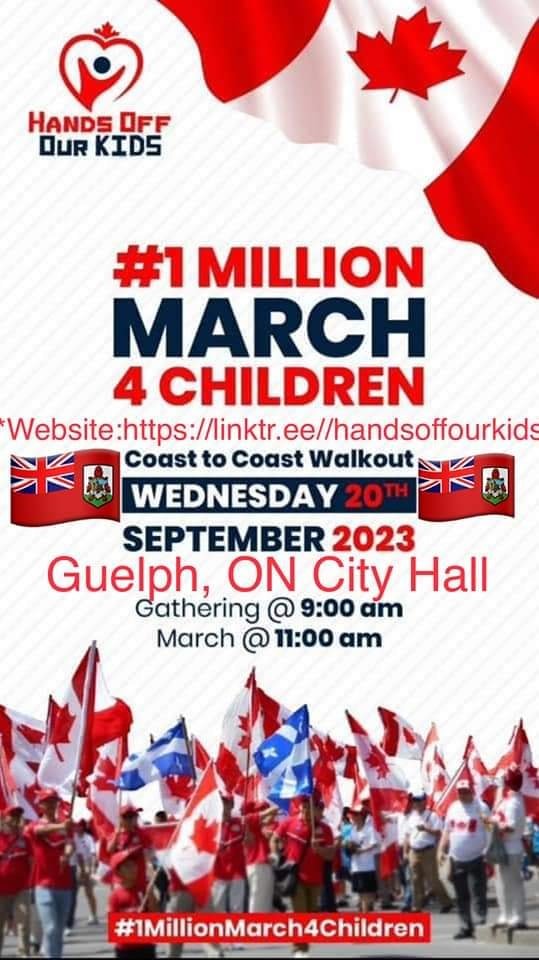 Upcoming Event: Hands off our Kids – #1MillionMarch4Children – ToryNow